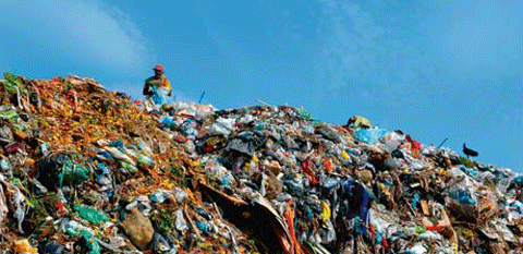 Biodegradable clothing and landfill overload